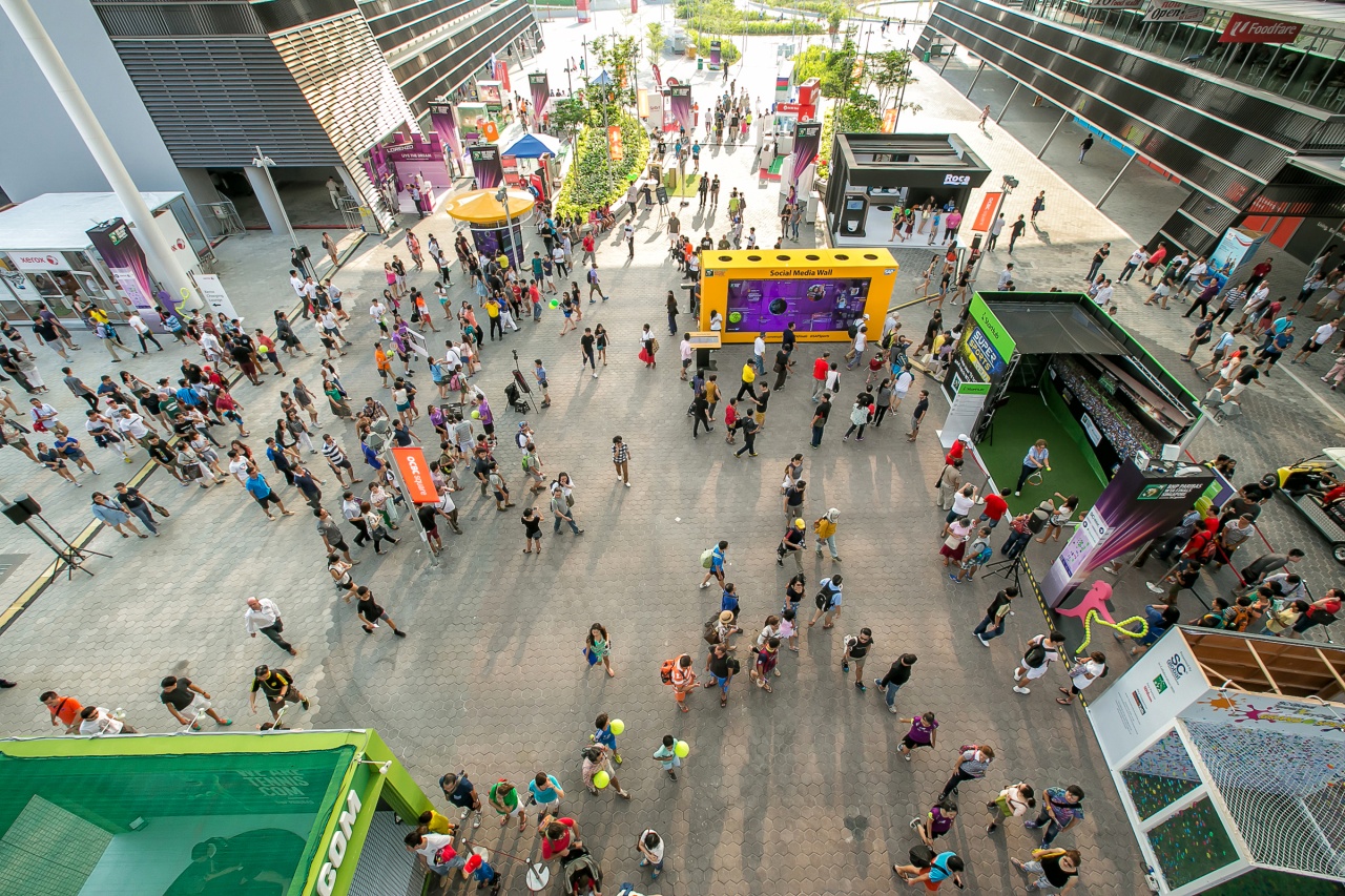 WTA Fanzone Activations at Singapore Sports Hub | Kingsmen Ooh-Media ...